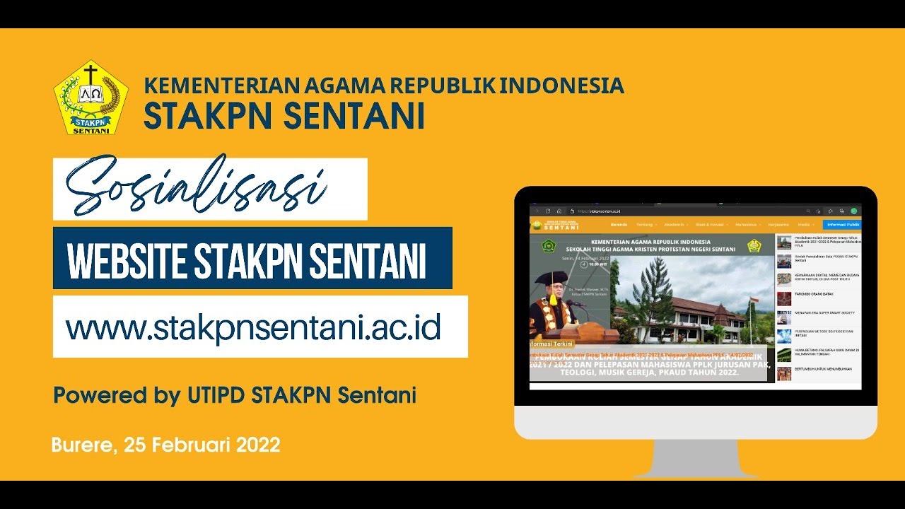 SOSIALISASI WEBSITE STAKPN SENTANI - YouTube