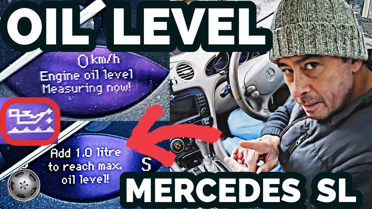 How to Correctly Check Your Mercedes SL Oil Level - No Dip Stick DON'T ...