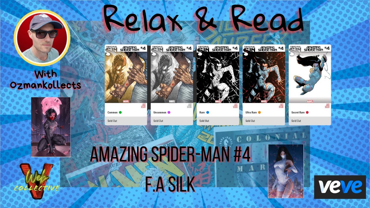Relax and Read #3 Amazing Spider-Man #4 F.A Silk VeVe Digital Comic ...