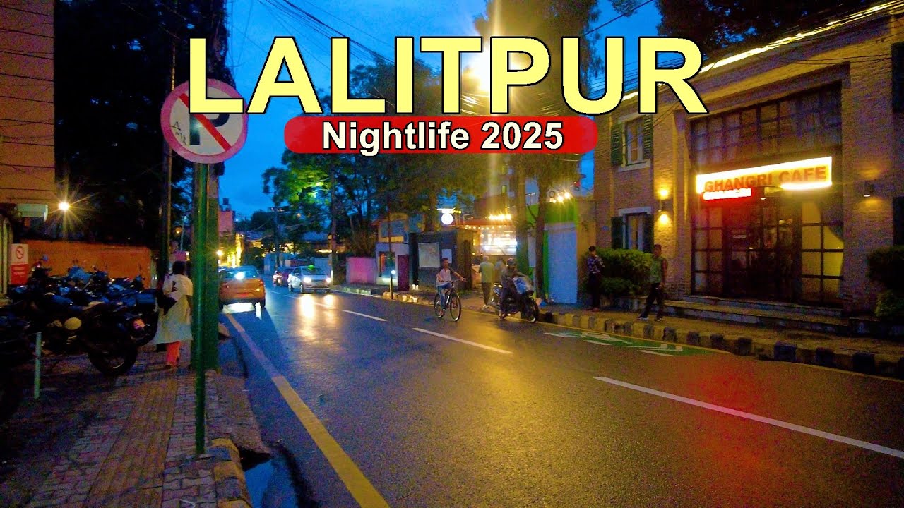 Lalitpur City Night Walk 2025 🇳🇵 - 4K Virtual Walking Tour Nepal 2082 ...