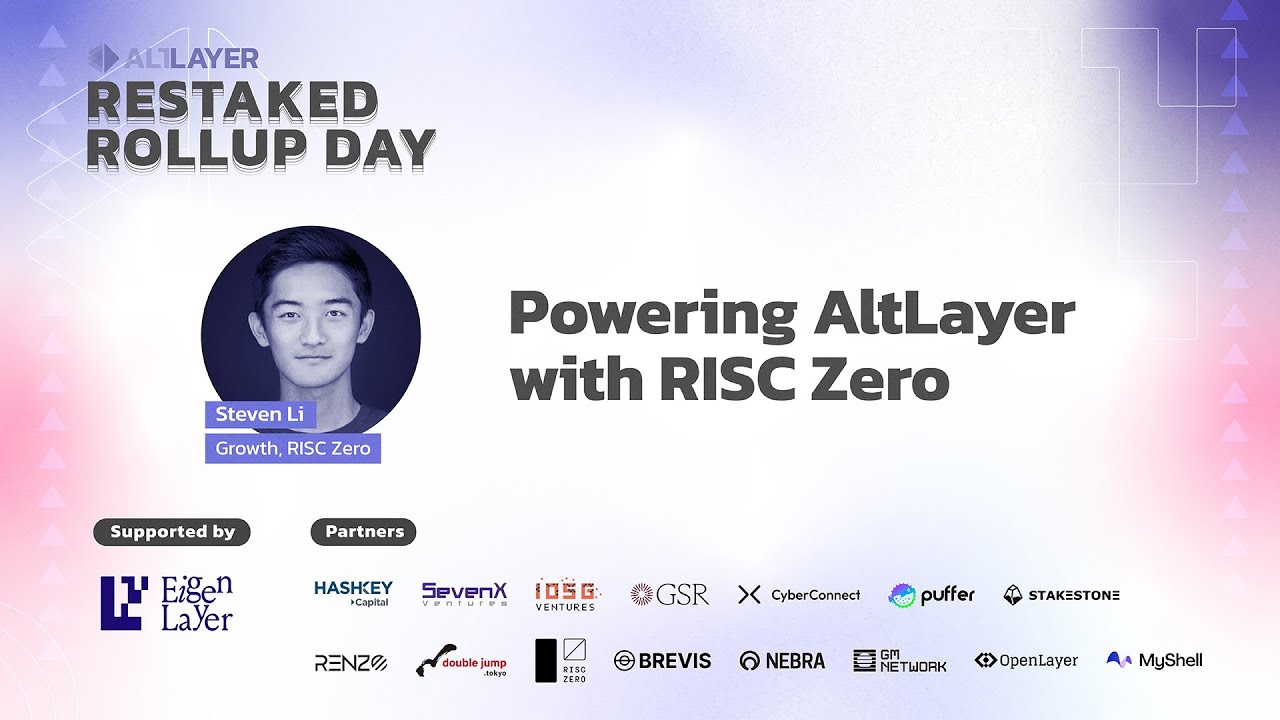 Keynote : Powering AltLayer with RISC Zero - YouTube