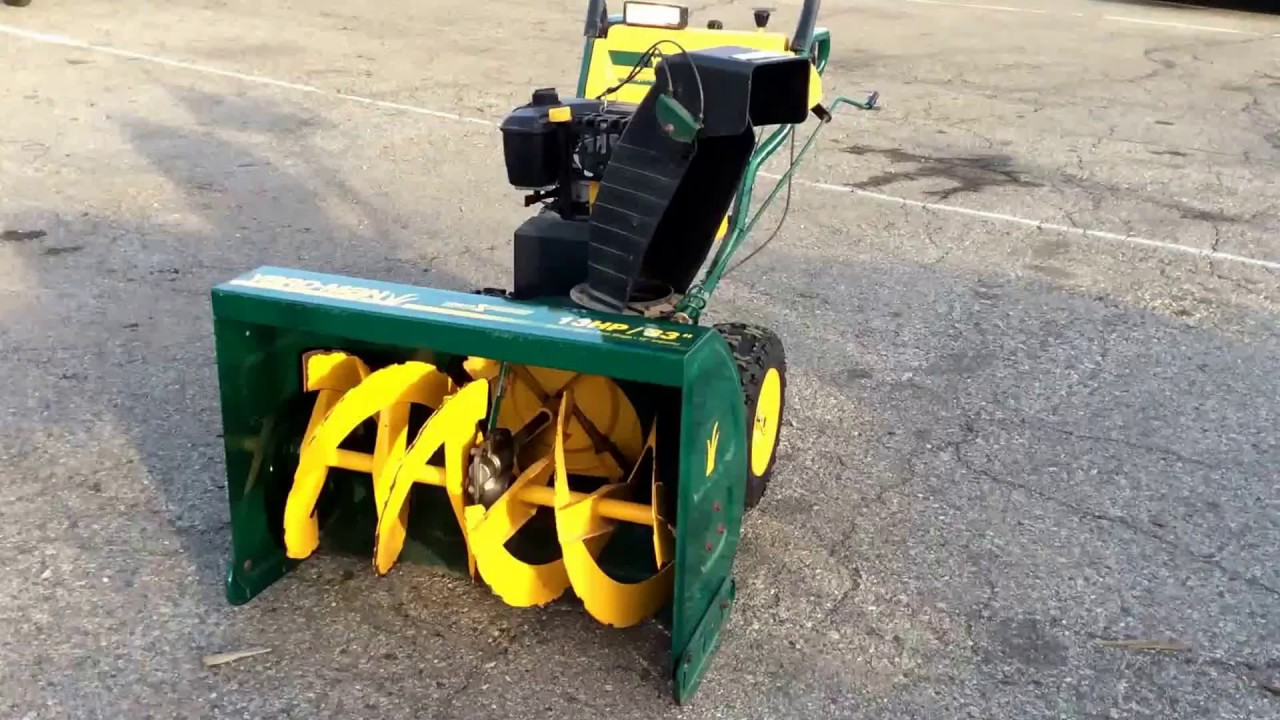 Yard-Man Snowblower | For Sale | Online Auction - YouTube