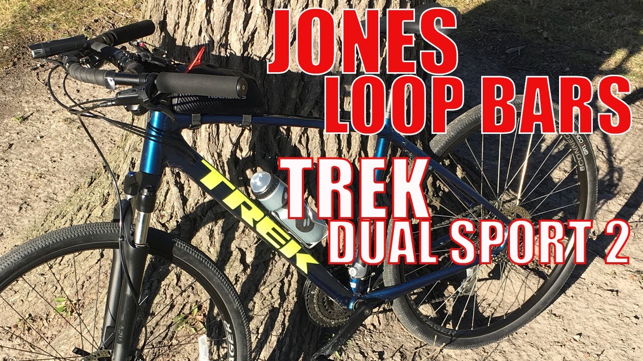 Jones Loop Bars - On A 2021 Trek Dual Sport 2 - YouTube