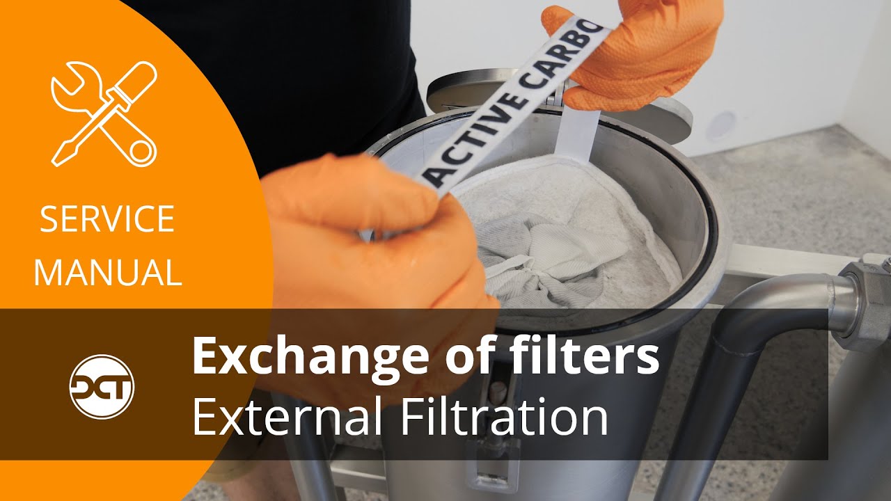 External Filtration - Exchange of filters - YouTube