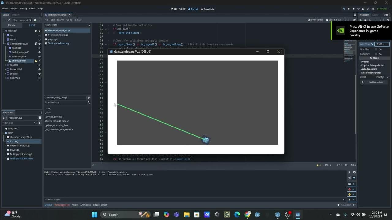 GameJam progress 2 - YouTube
