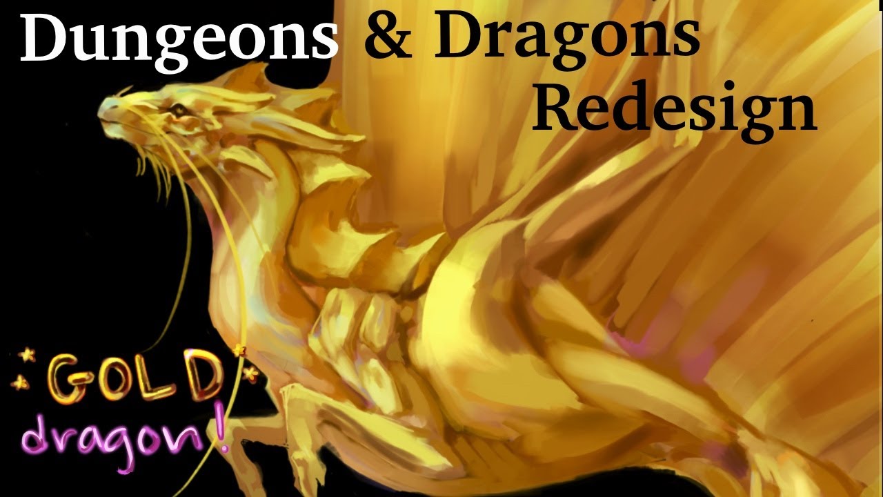 Dungeons and Dragons Redesign! | Gold Dragon - YouTube