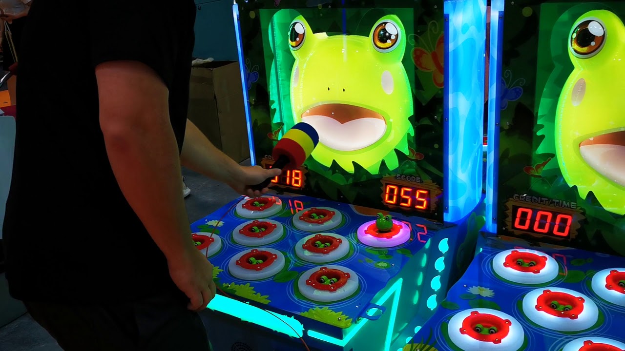 crazy frog ticket redemption machine kids coin operated arcade hit frog ...
