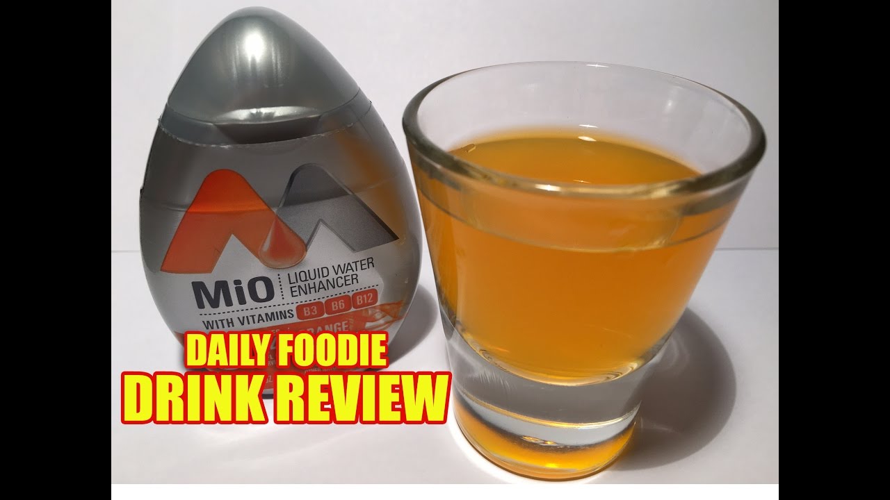 MiO Orange Tangerine Review - Liquid Water Enhancer Unwrapping # ...