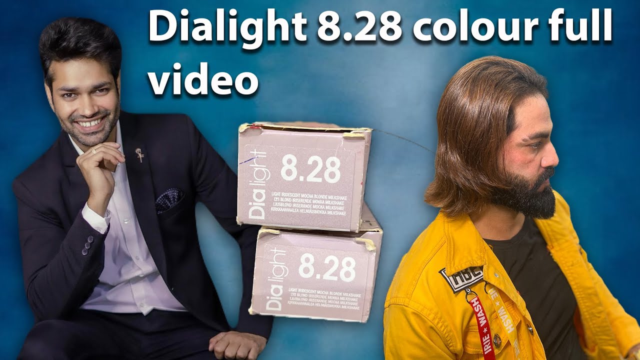 Dialight 8.28 hair colour | full process - YouTube
