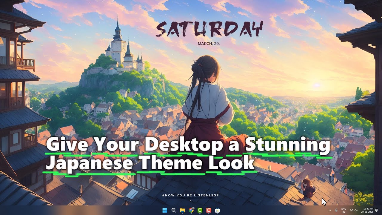 Give Your Desktop a Stunning Japanese Theme Look (2025) | Aesthetic ...