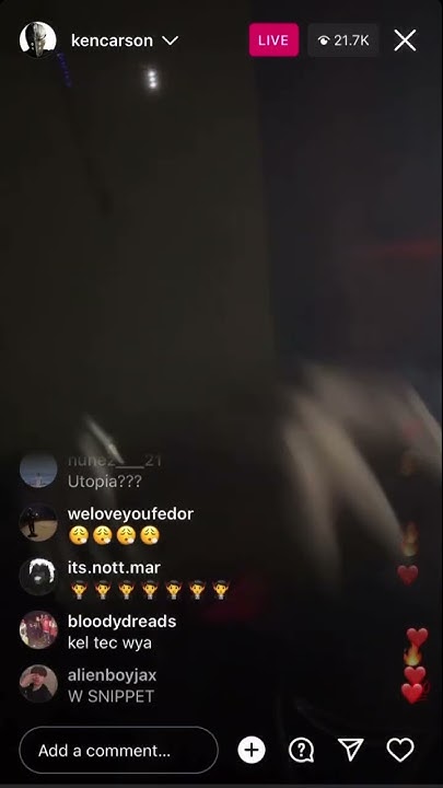 ken carson ig live snippet - YouTube