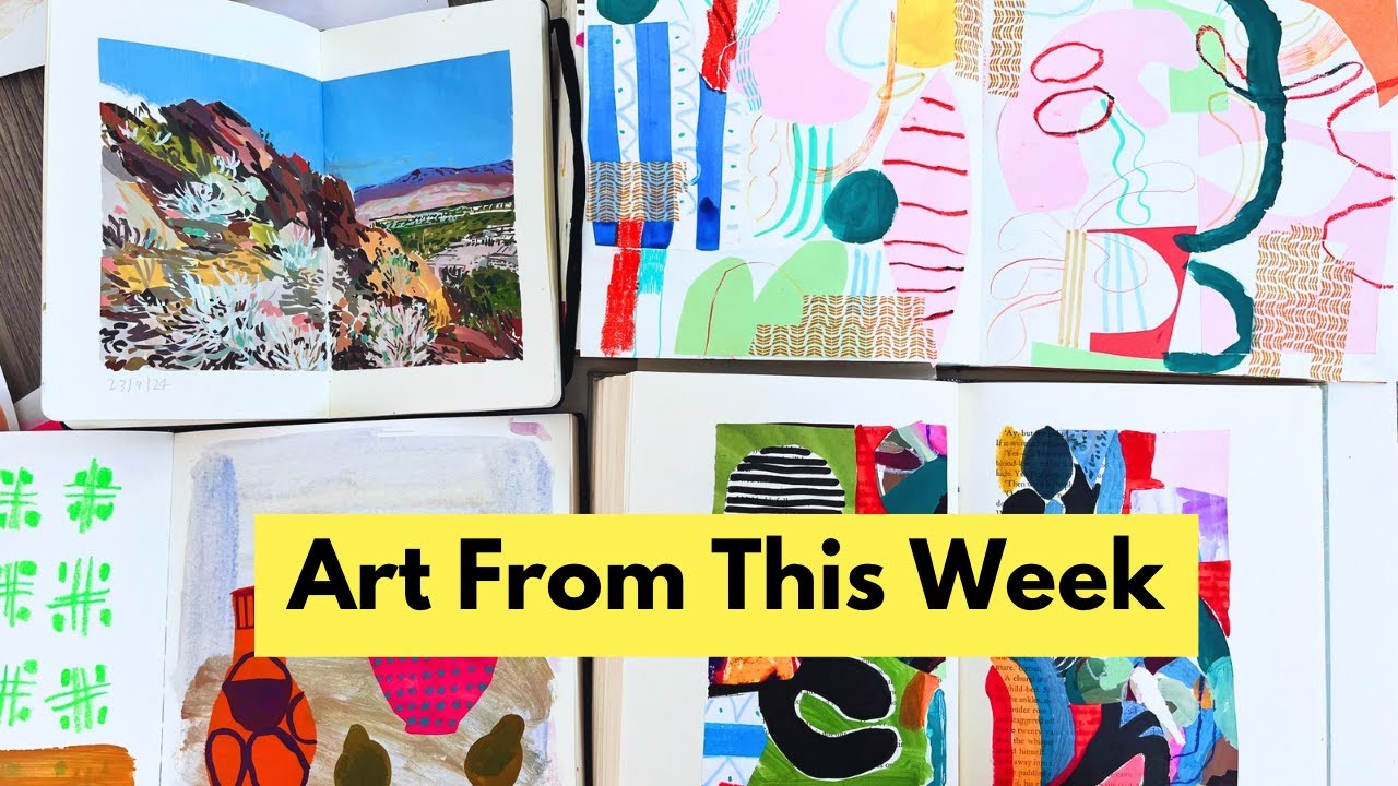 Artist Vlog- quick look at art from this week - YouTube