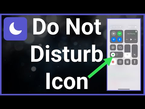 How To Change Do Not Disturb Icon On iPhone - YouTube