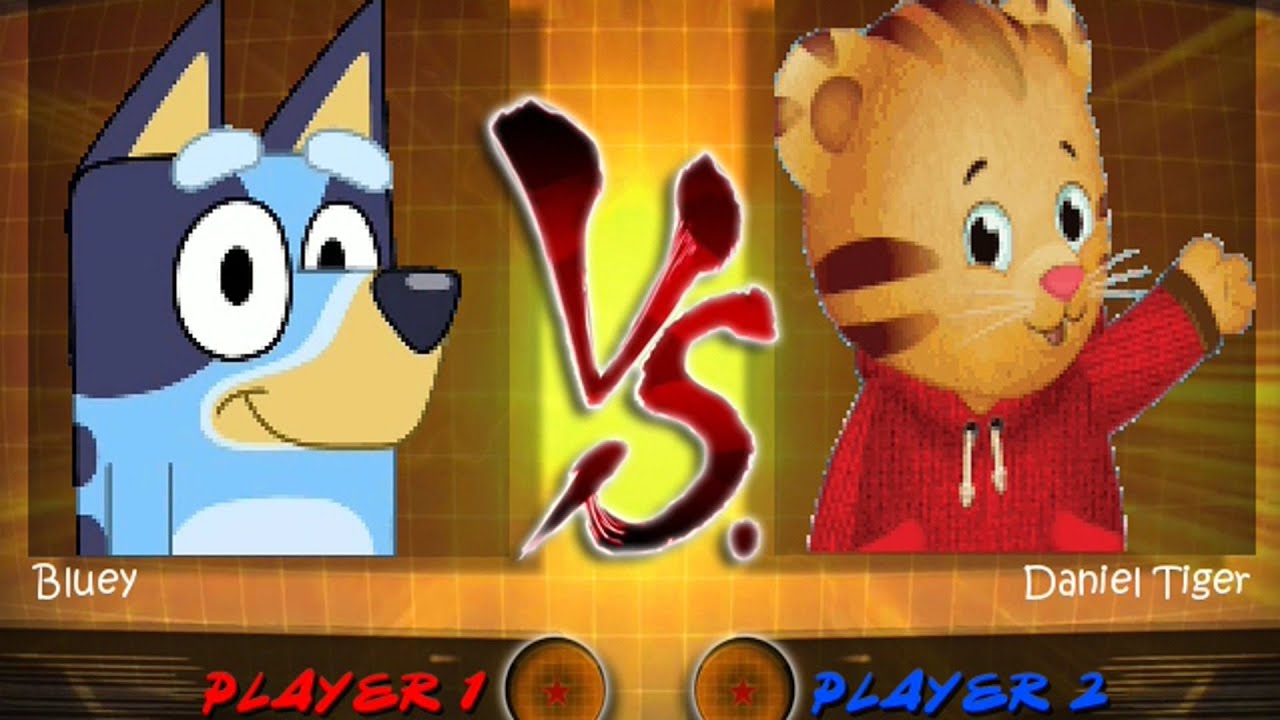 MUGEN Battle - Bluey vs Daniel Tiger - Bluey vs Daniel Tiger's ...