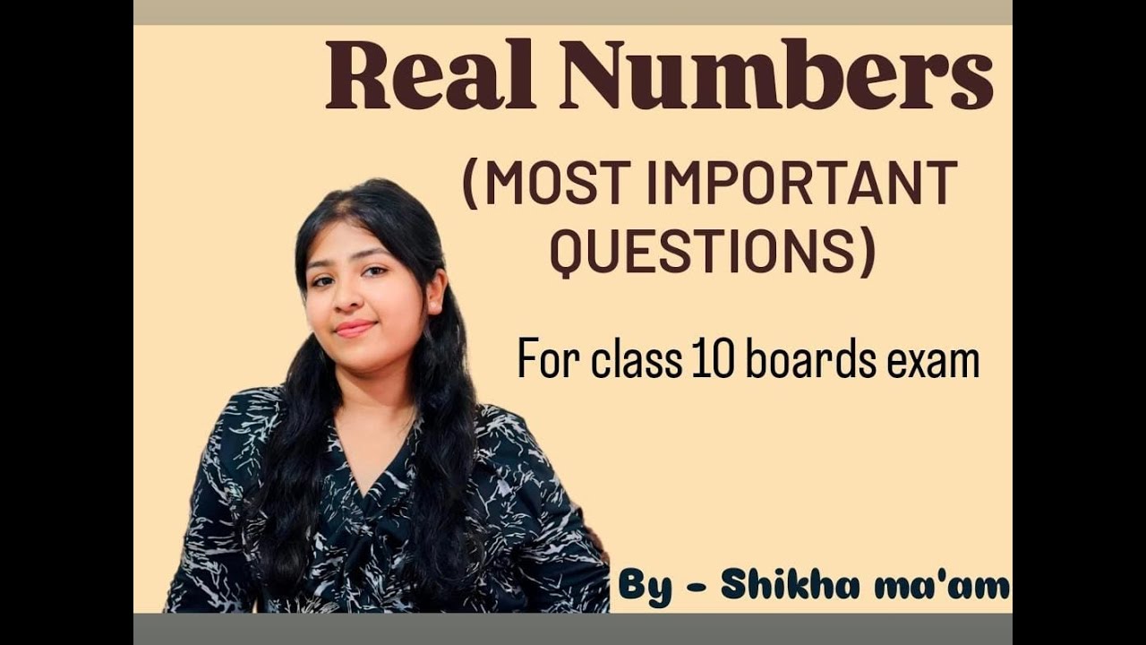 Real numbers most important questions for class 10 - YouTube