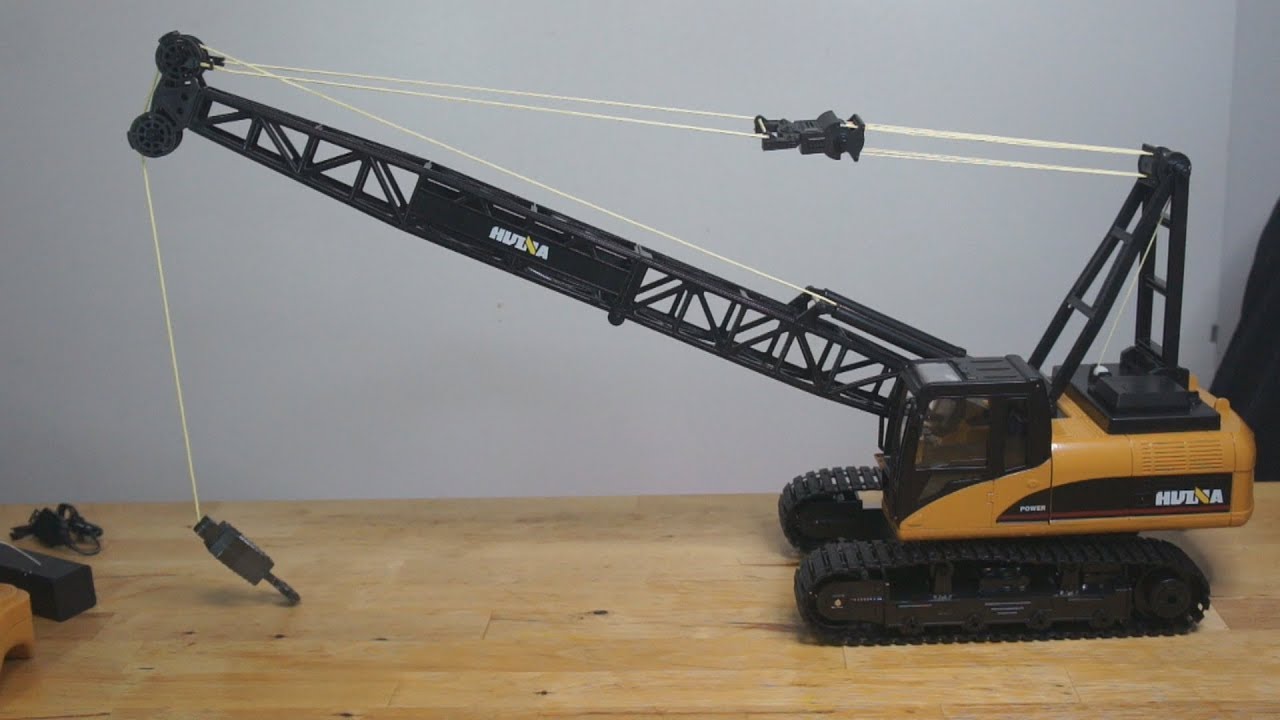 HUINA 1572 2.4G 15HC 1/14 RC Reinforced Concrete Crane Open Box and ...