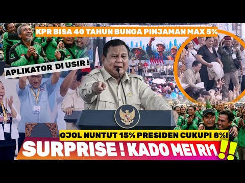 Kado Presiden Prabowo Kejutkan Ojol \