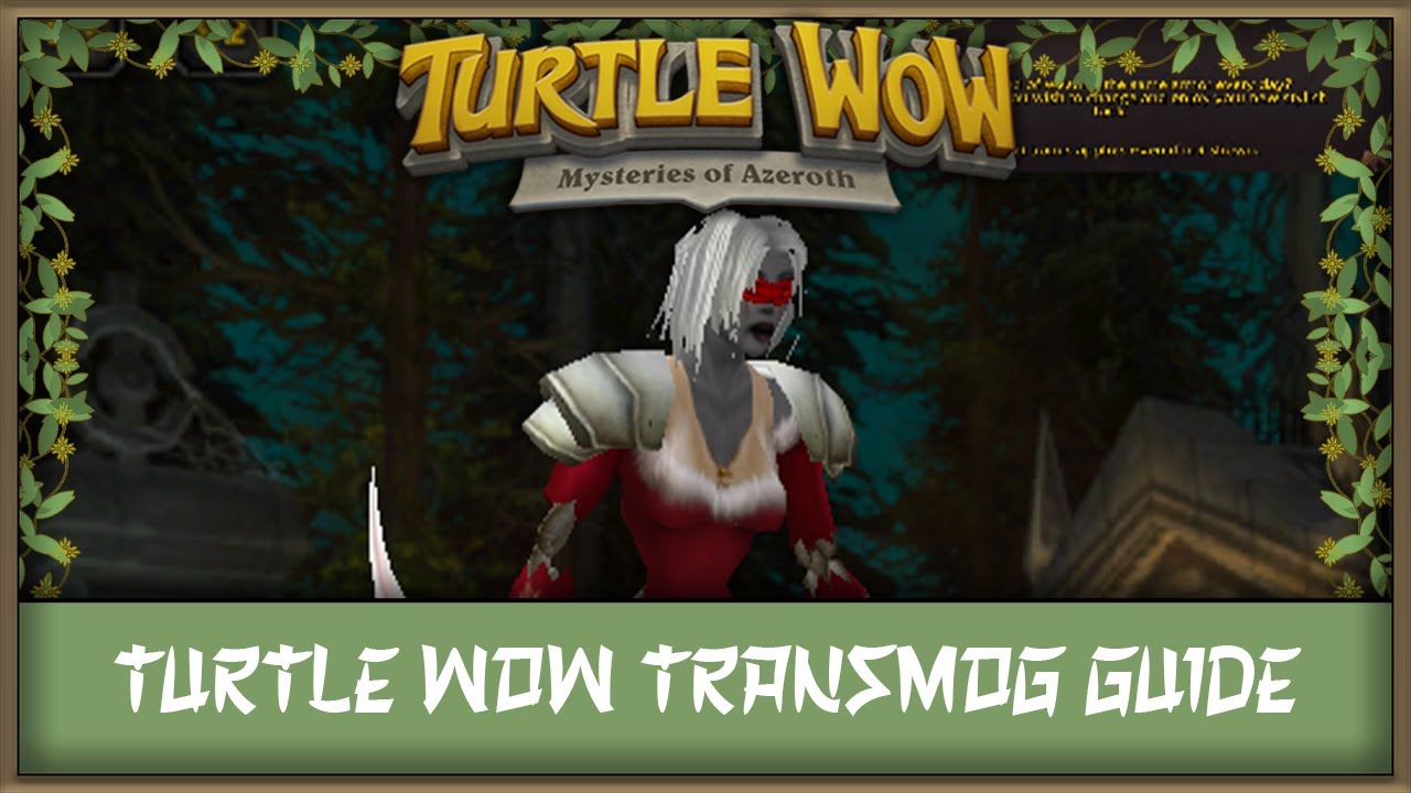 How to transmog on Turtle WoW - YouTube