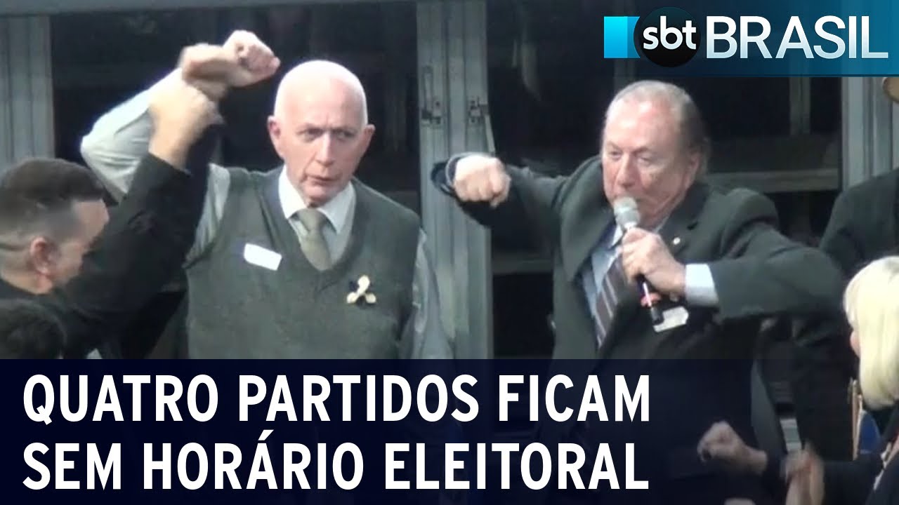 Quatro partidos ficam sem programa eleitoral na TV | SBT Brasil (20/08/22) - YouTube