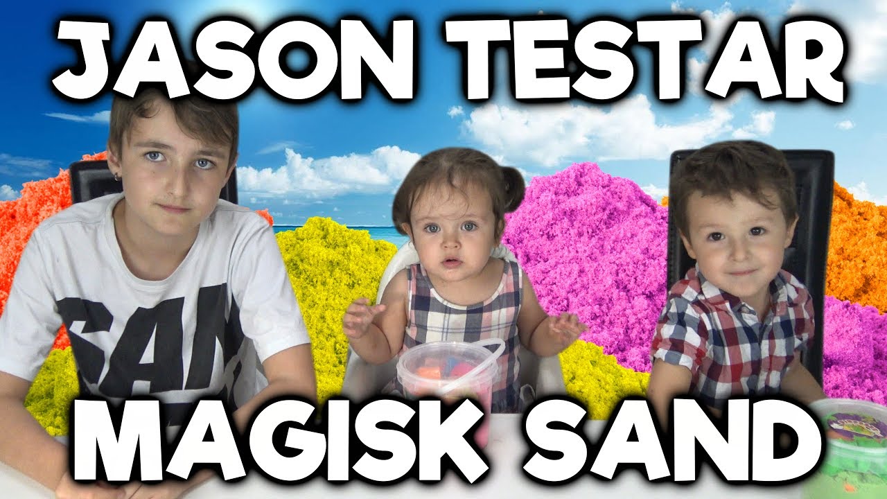 Jason Testar Magisk Sand - YouTube