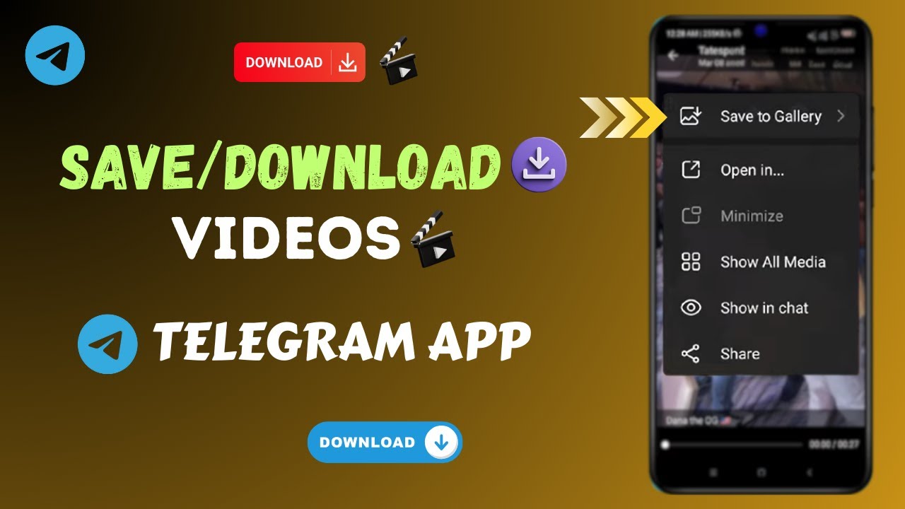 How to Save Video from Telegram to Gallery on Android in 2025 ...