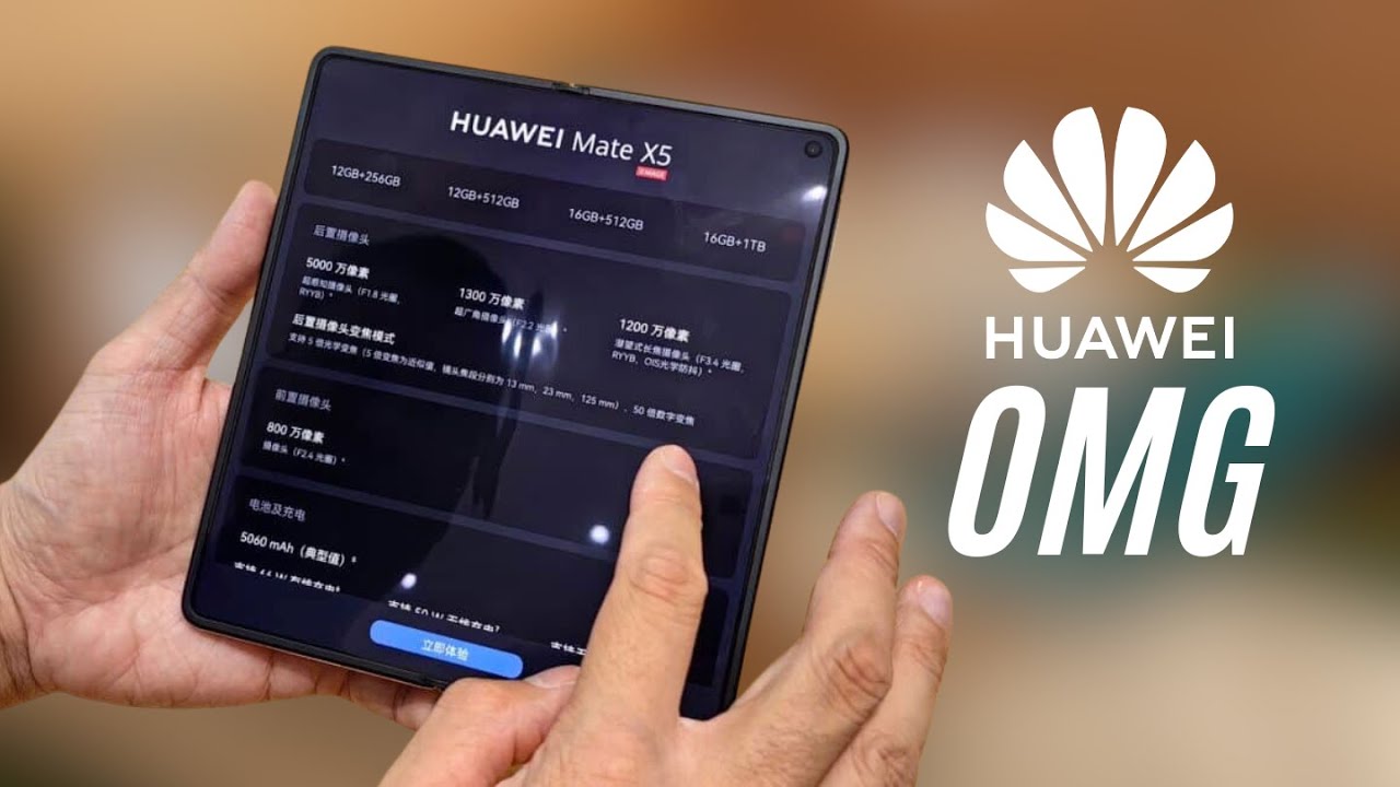 Huawei Mate X5 Unboxing and First on Hand Video - YouTube