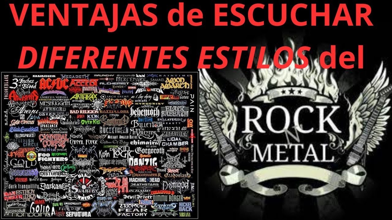 La VENTAJA de escuchar DIFERENTES subgéneros del ROCK y METAL | THE ...