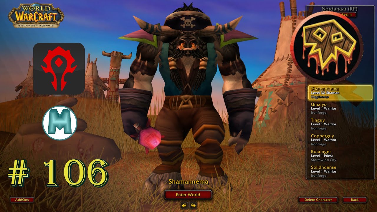 Turtle WoW Vanilla+ Horde # 106 - grabing the Quests for Crescent Grove... - YouTube