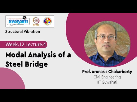 Lec 41: Modal Analysis of a Steel Bridge - YouTube
