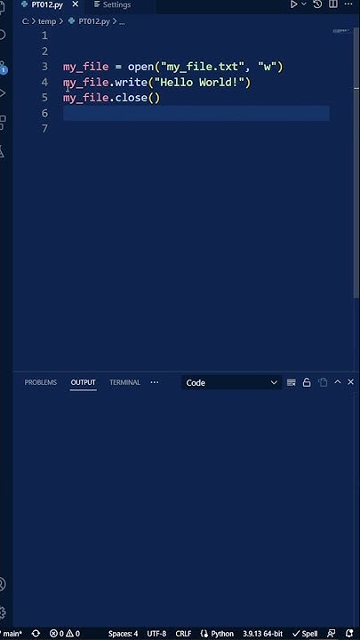 Best way to write a file in Python - Python Tip #python #coding # ...