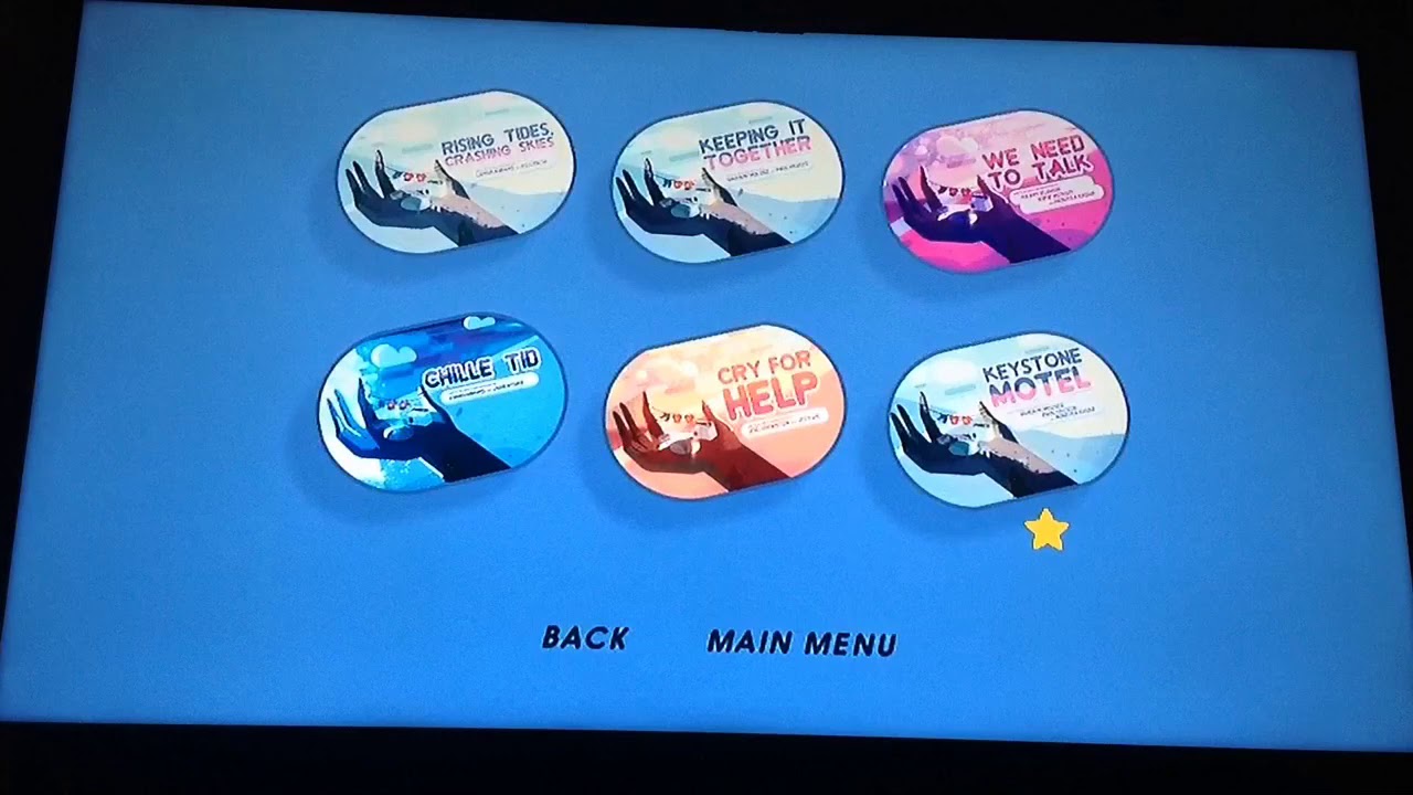 Steven Universe: The Complete Second Season (All Discs) Main Menu ...