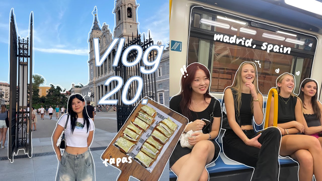 vlog 20: studying abroad in Madrid, Spain 🇪🇸 room tour, city centre ...