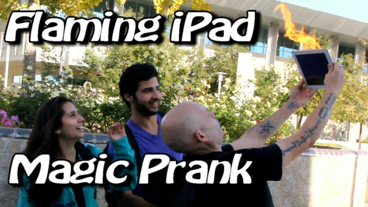 "Flaming iPad Prank" - YouTube