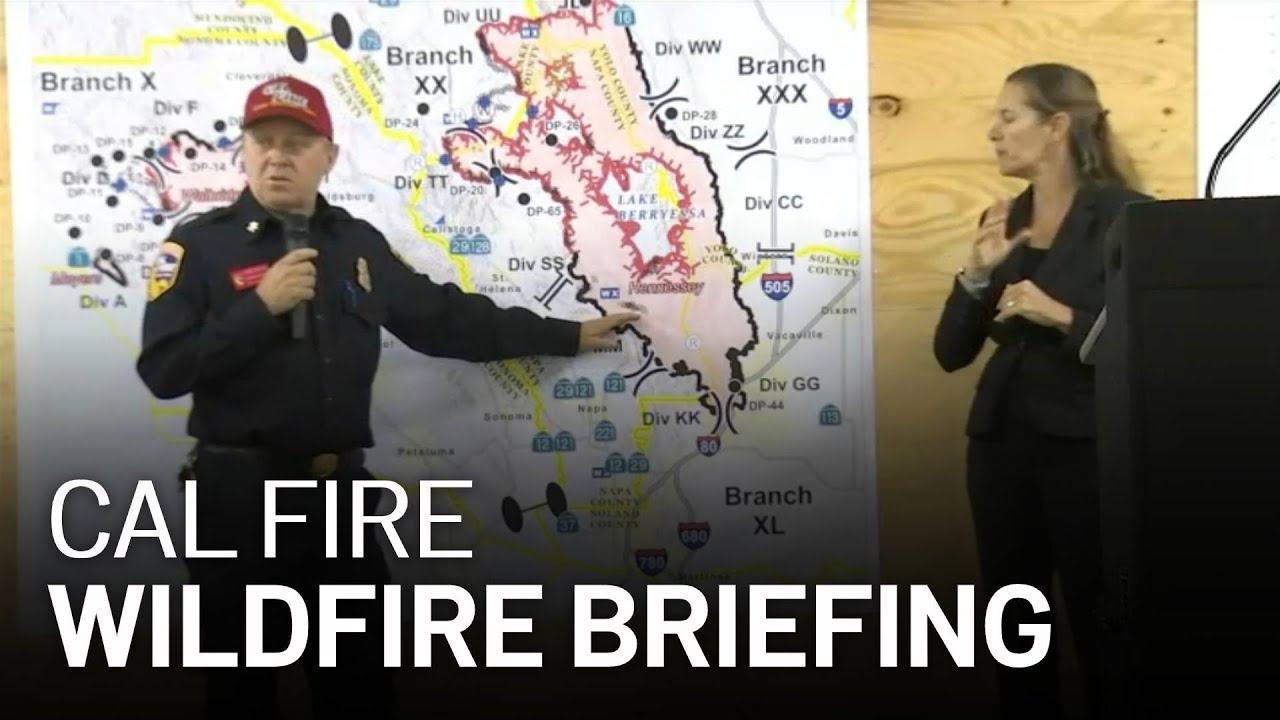 RAW VIDEO: Cal Fire North Bay Wildfires Briefing [8/26/20] - YouTube