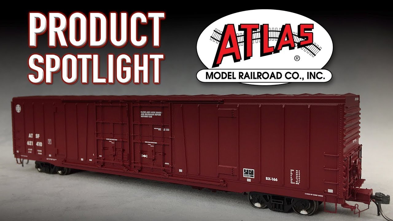 HO Scale BX-166 Santa Fe Boxcar Atlas Product Spotlight - YouTube