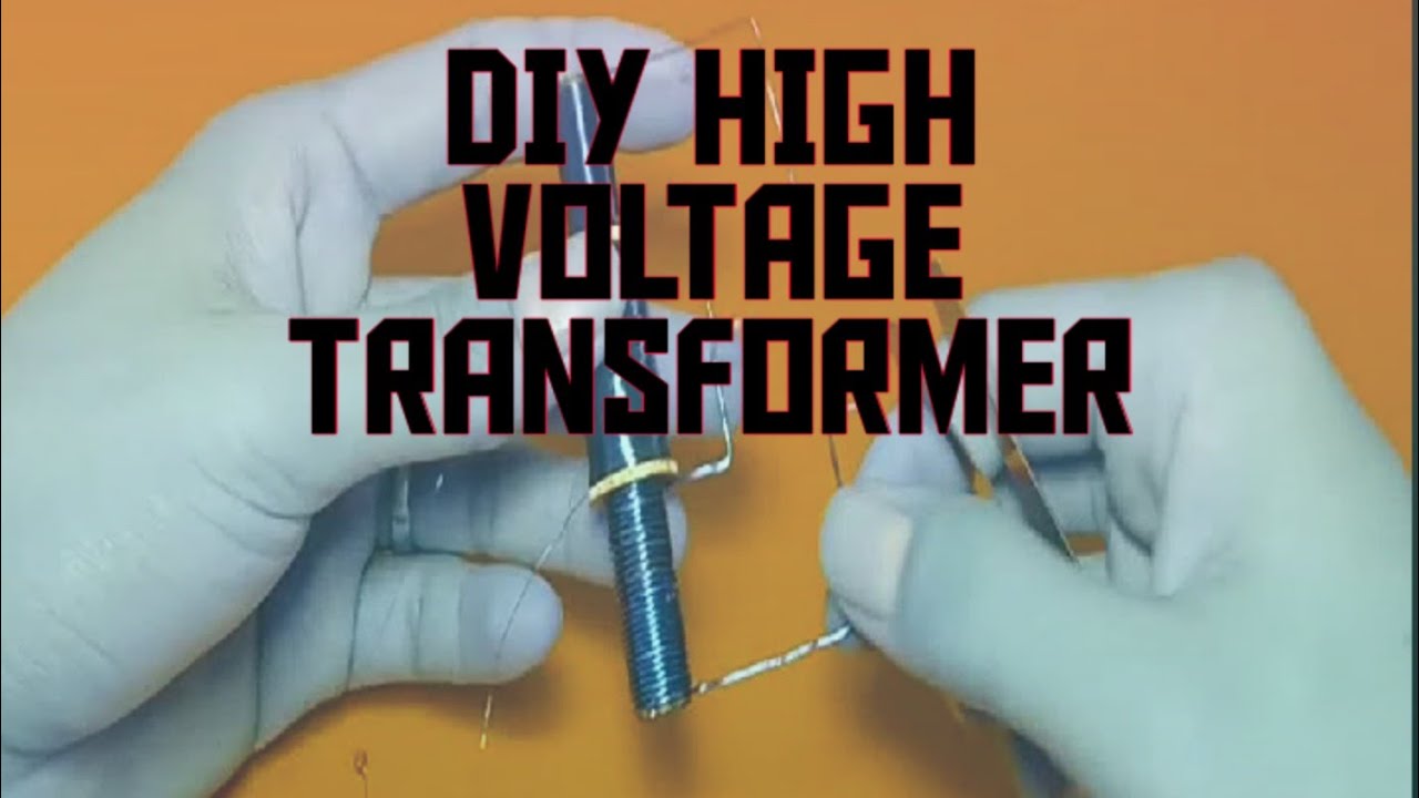 Diy Home made High voltage Transformer. - YouTube