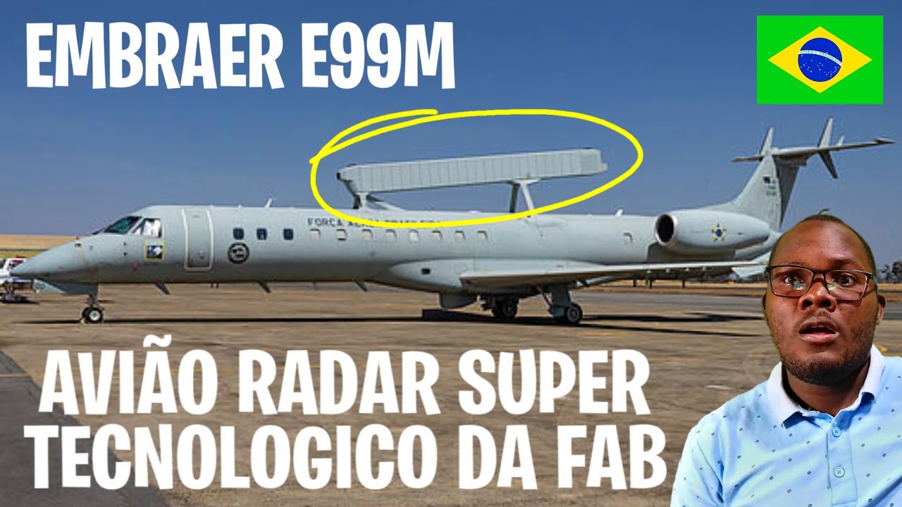 EMBRAER E99M!! Avião radar super avançado da FAB que surpreendeu o ...