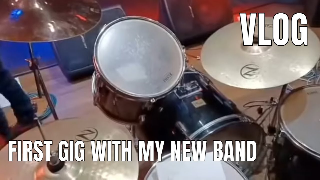First gig with my new band! (VLOG) - YouTube