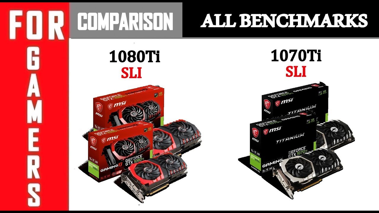 GTX 1080Ti SLI vs 1070Ti SLI | Comparison | - YouTube