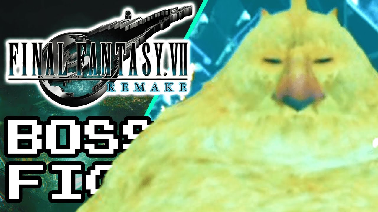 FINAL FANTASY 7 Remake - Fat Chocobo Boss Fight - YouTube
