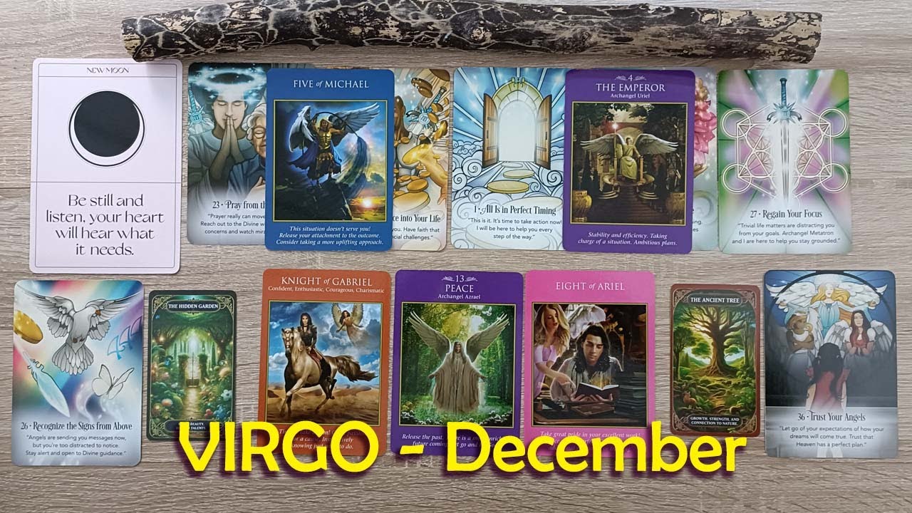 VIRGO December Tarot Readings👉🪄⚡🪐#archangelmichael - YouTube