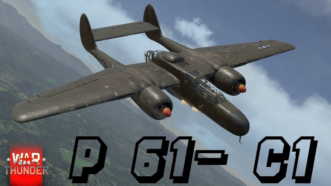 War Thunder - P-61C-1 - YouTube