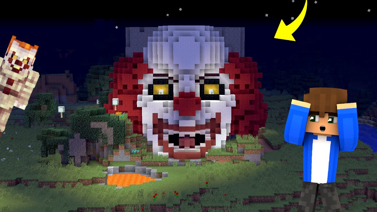 TRAFIŁEM DO DOMU PENNYWISE W KTÓRYM BYŁO TO... w Minecraft! - YouTube