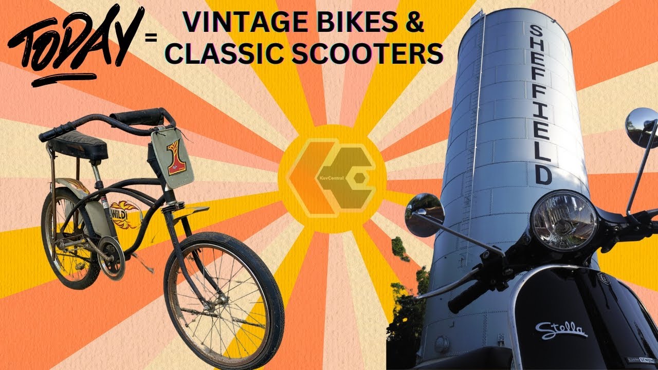 Vintage Big Box Bikes & Vintage Scooters - YouTube