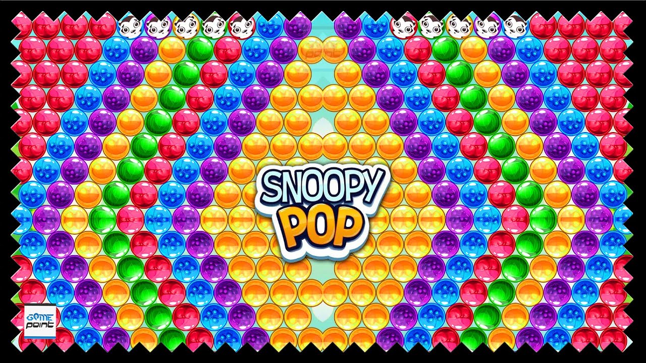 Snoopy POP Bubble Shooter Game Level 11 - 20 🥽 ( Snoopy Bubble Pop Game ...