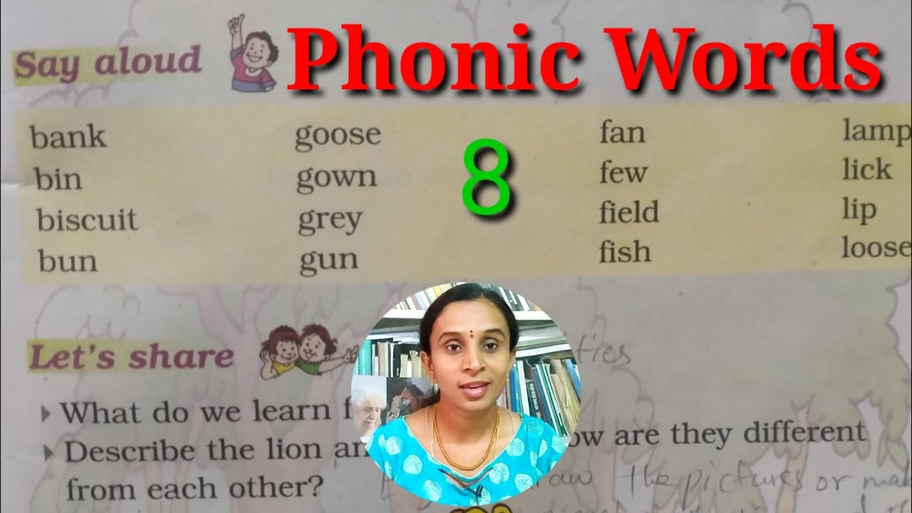 Phonic words to say aloud(unit-8) Marigold class-1#learningplatform # ...
