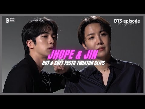 JHOPE & JIN - hot & soft festa photoshoot twixtor clips #btsfesta2025