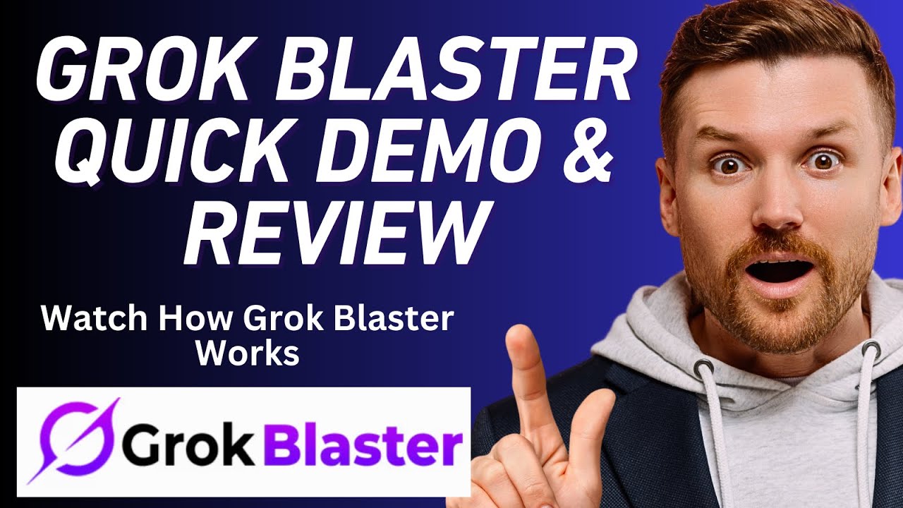 Grok Blaster Quick DEMO & Review | Complete Working Explained - YouTube