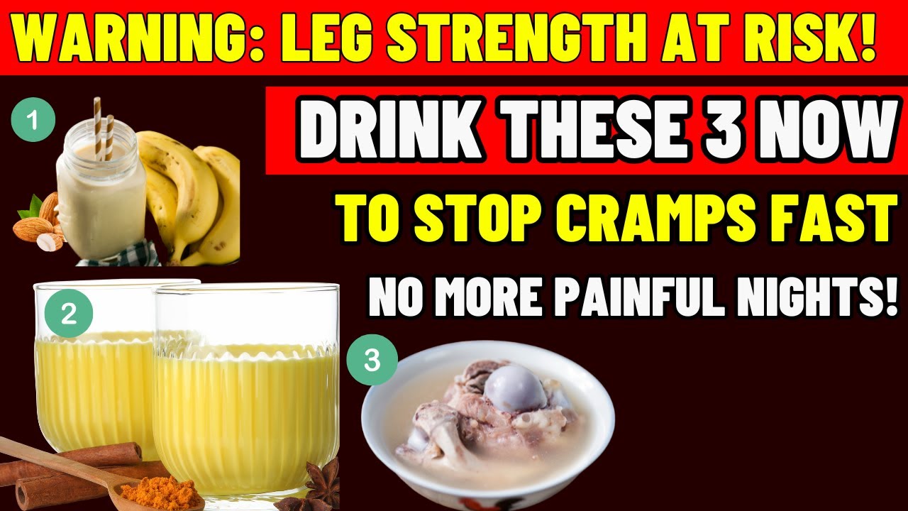 3 Drinks to Rescue Your Weak Legs – Start Today! - YouTube