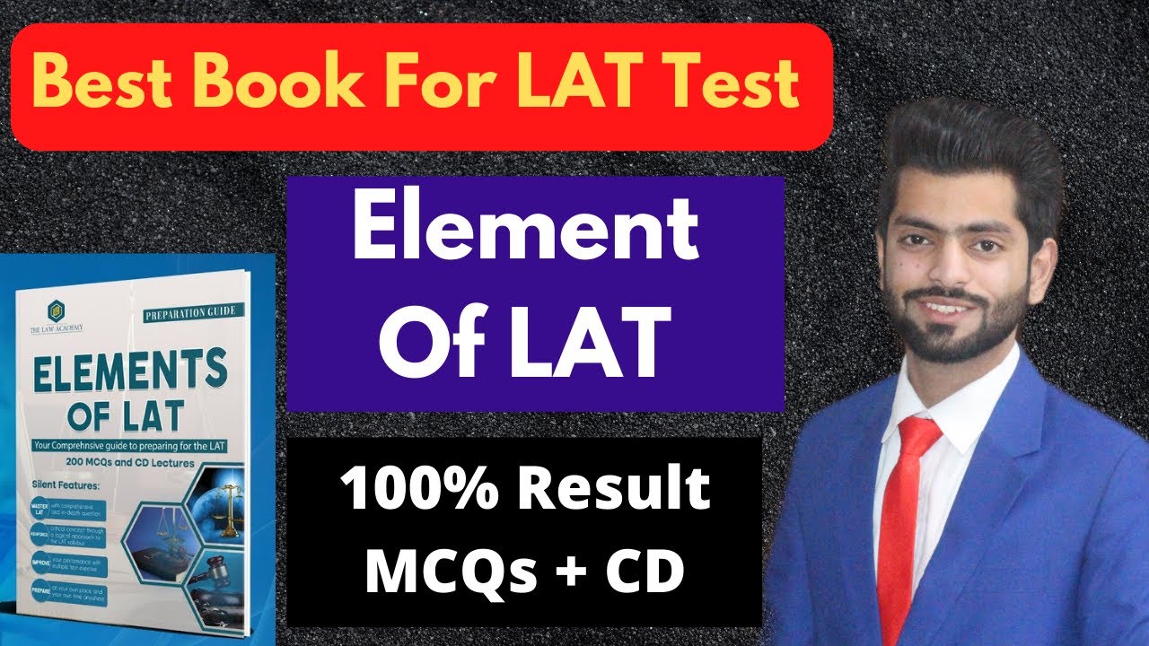 Best Book For LAT TEST | Element of LAT | Lat Test Preparation | - YouTube
